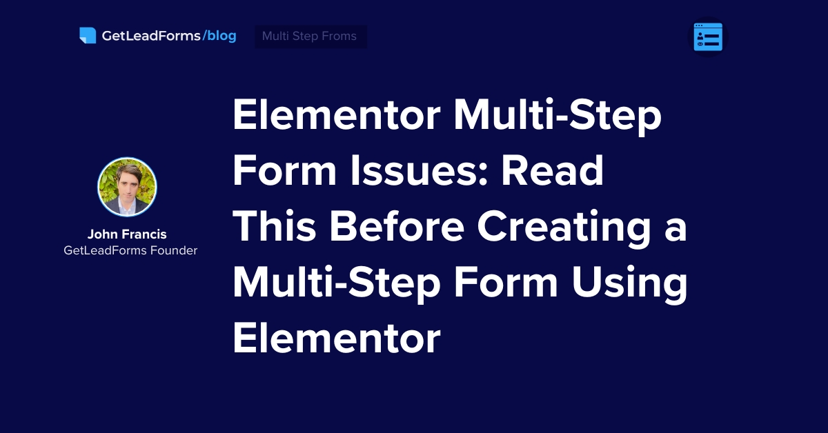 Elementor Multi-Step Form Issues: Read This Before Creating a Multi ...
